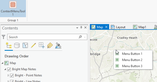 ProGuide Context Menus - Esri/arcgis-pro-sdk GitHub Wiki