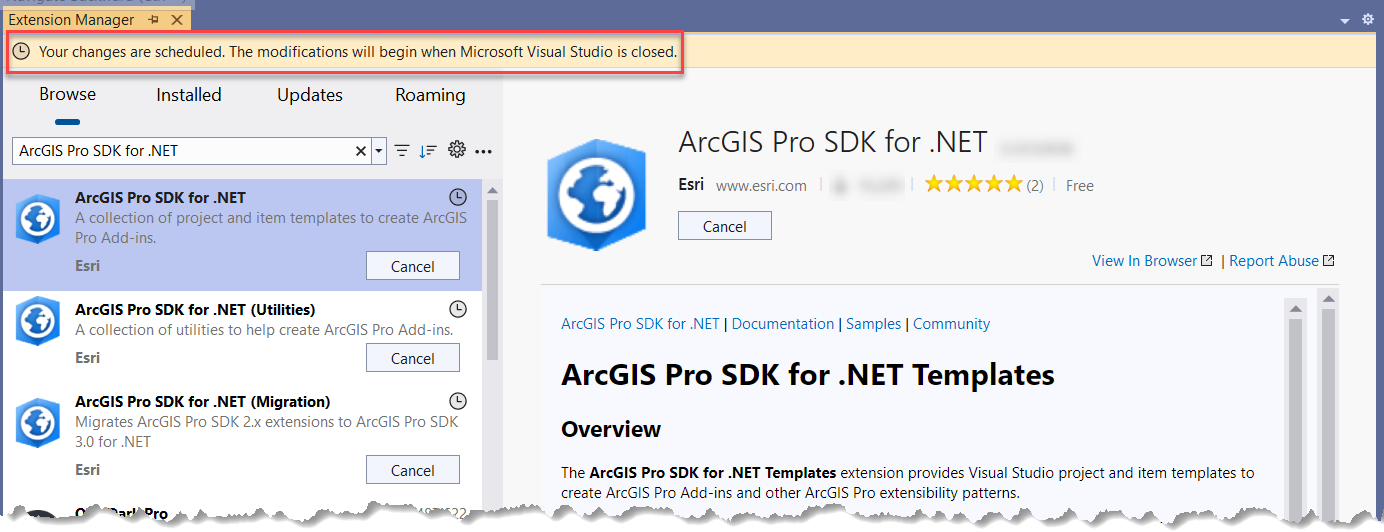 VS2022中ArcGIS Pro SDK for .NET安装和卸载指南 - XYSGIS - 博客园